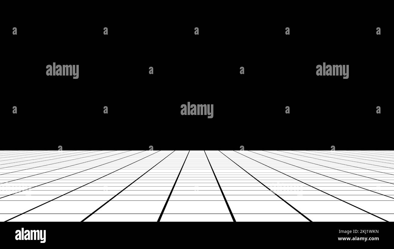 Black grid. Computer generated 3d render Stock Photo - Alamy