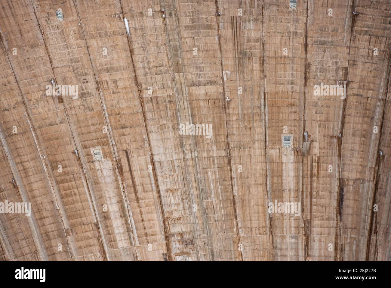 Close Up Wall of Hoover Dam in Nevada Stock Photo - Alamy