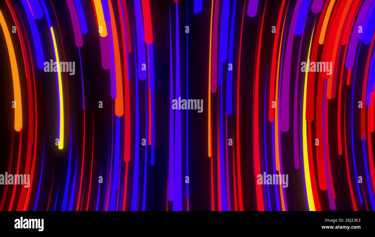 Flow lines. Computer generated 3d render Stock Photo - Alamy