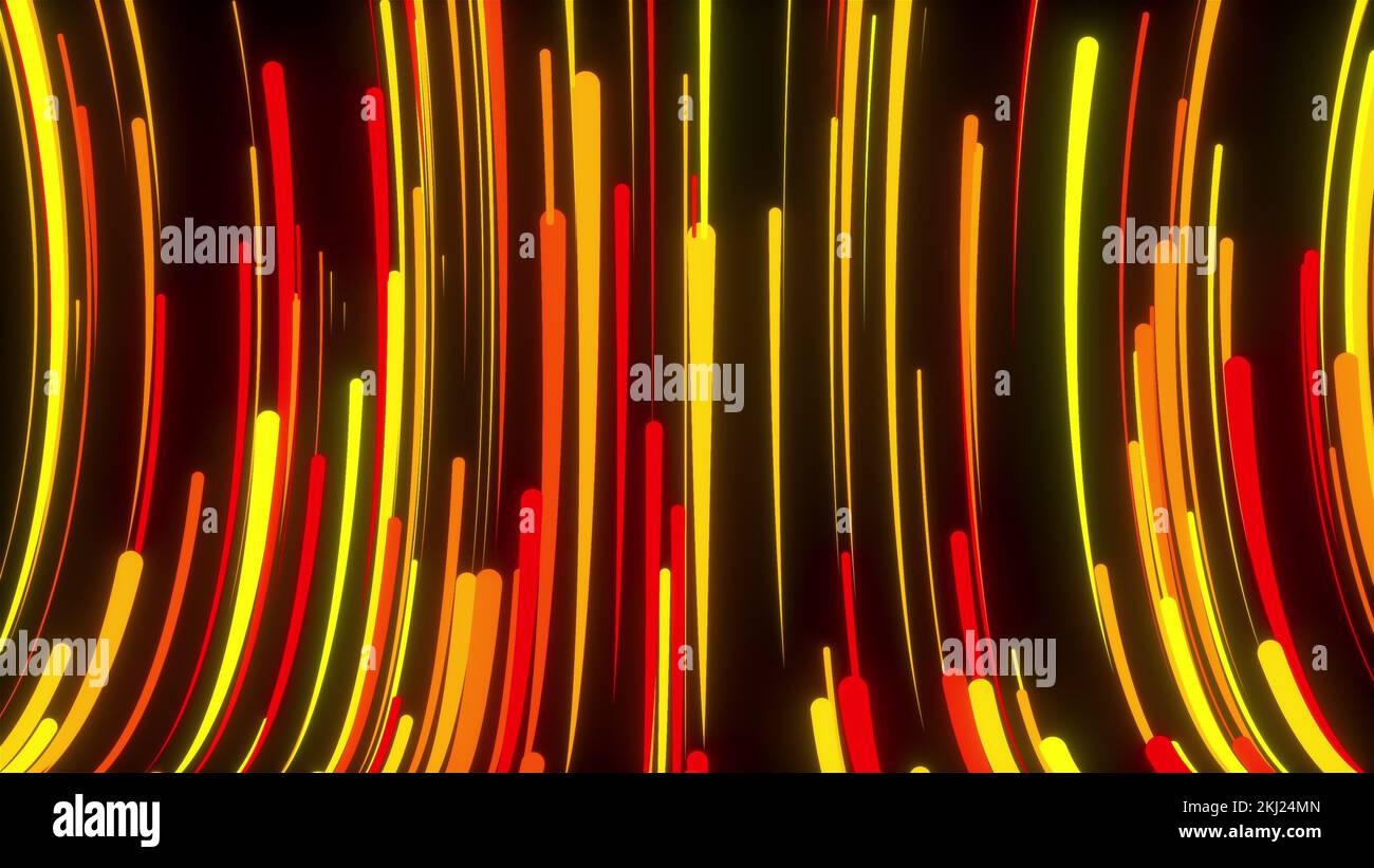 Flow lines. Computer generated 3d render Stock Photo - Alamy