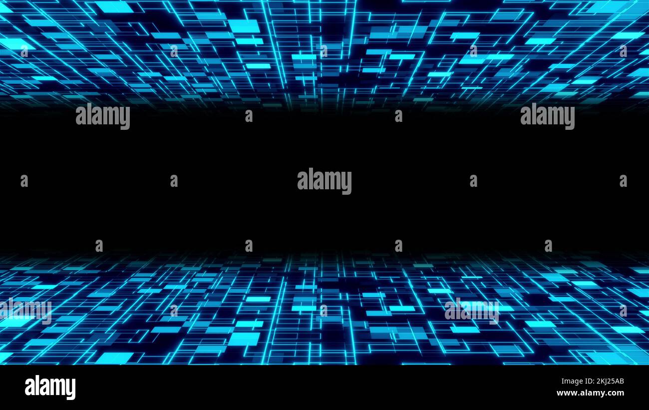Digital backdrop with squares and lines. Computer generated 3d render ...