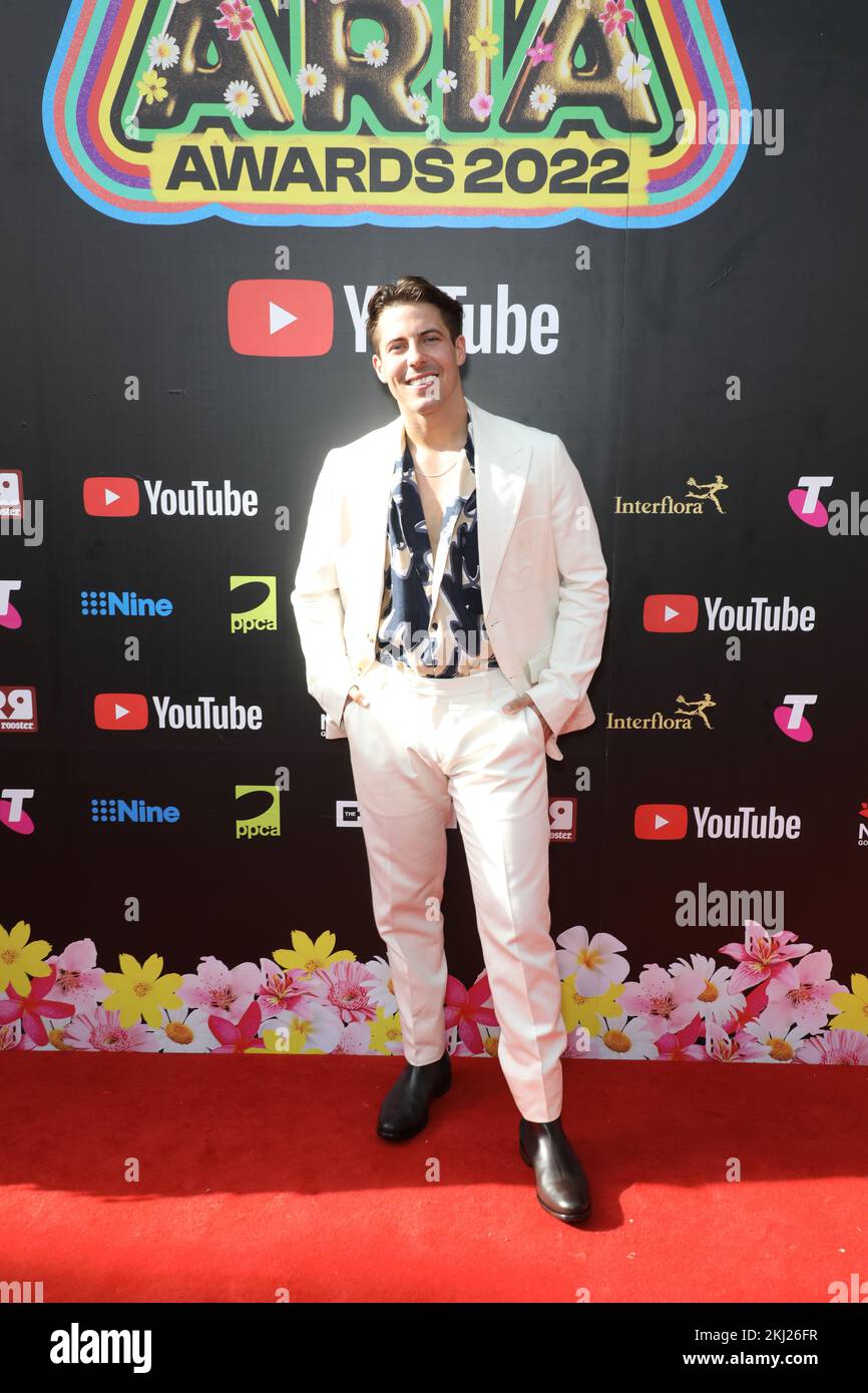 Sydney, Australia. 24th November 2022. Tbc arrives on the red carpet for the 2022 ARIA Awards at ...