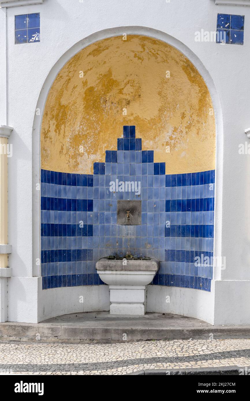 Europe portugal madeira funchal tiles hi-res stock photography and ...