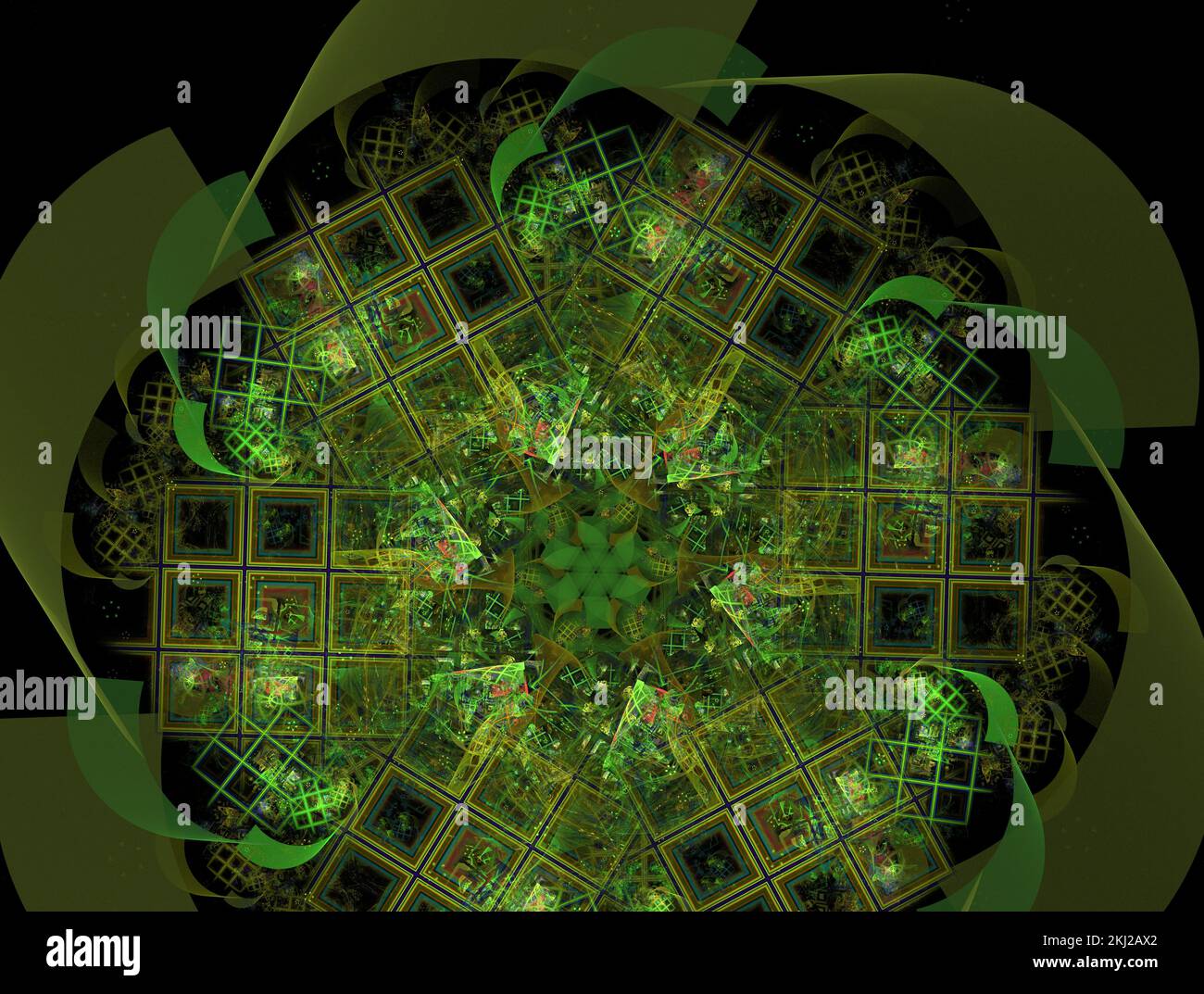 Imaginatory lush fractal texture image abstract background Stock Photo ...