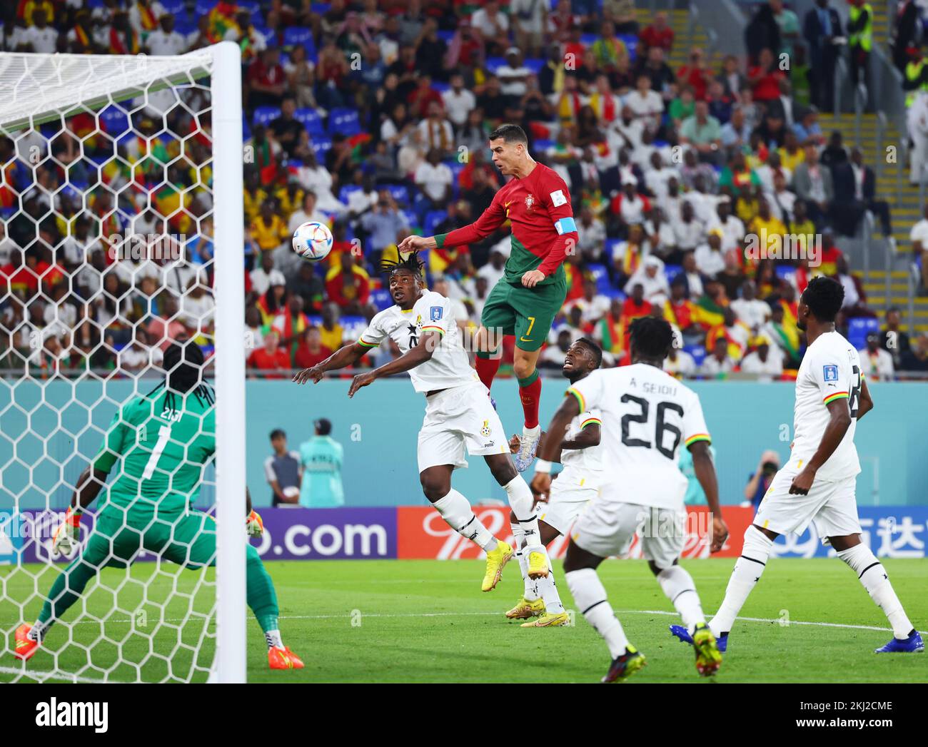 Doha, Qatar. 24th Nov, 2022. Soccer: World Cup, Portugal - Ghana, Preliminary Round, Group H ...