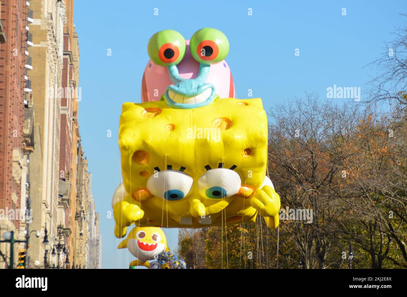 New York City, United States. 24th November, 2022. Spongebob at the ...
