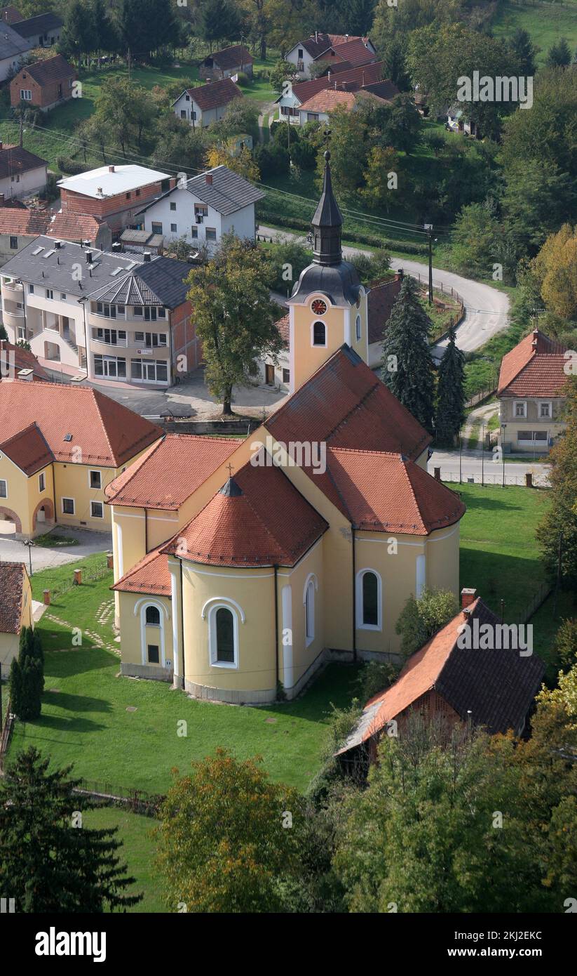 Parish Church of Saint Mary Magdalene in Ivanec, Croatia Stock Photo ...