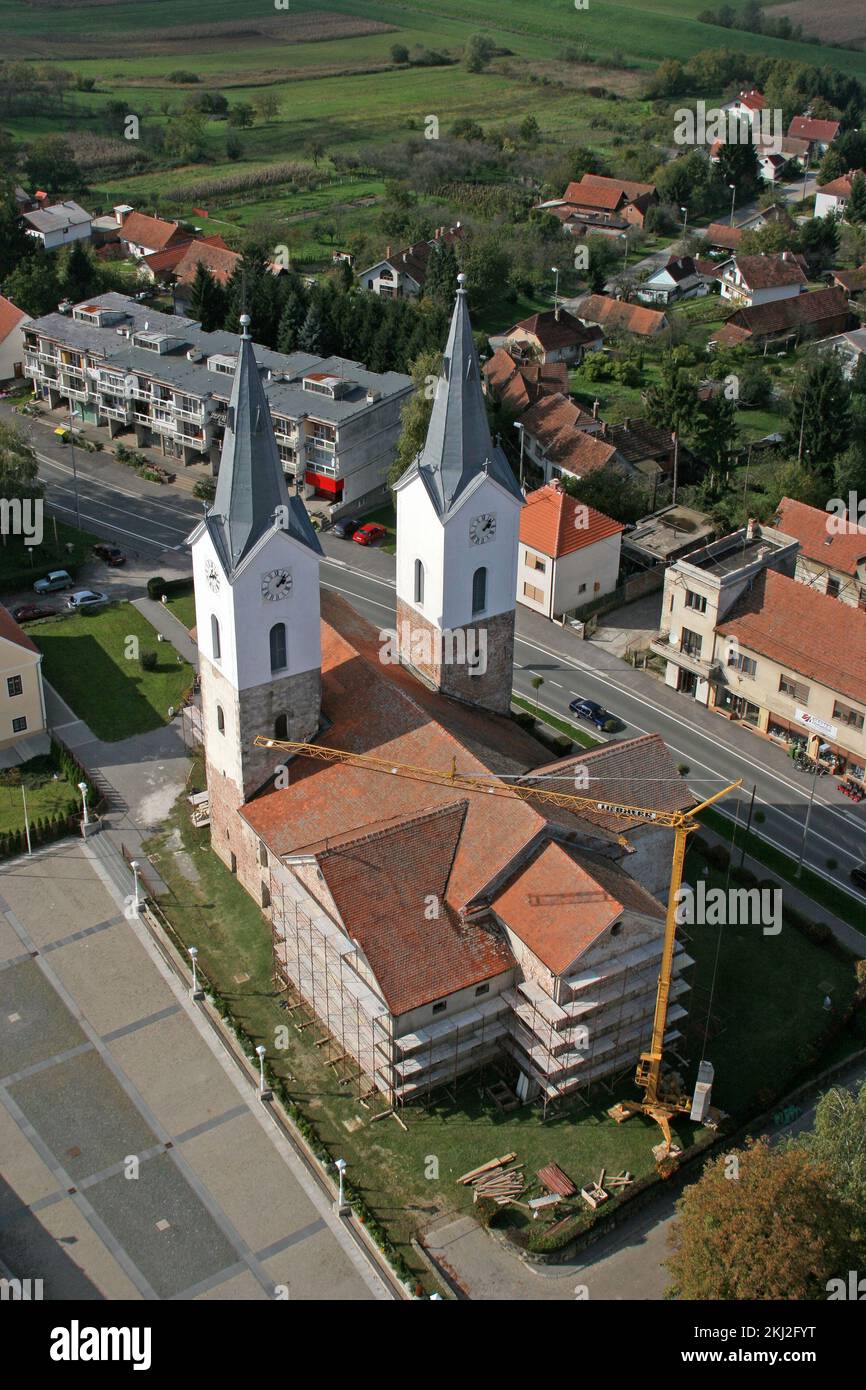 Parish Church of St. Mary Magdalene in Cazma, Croatia Stock Photo - Alamy