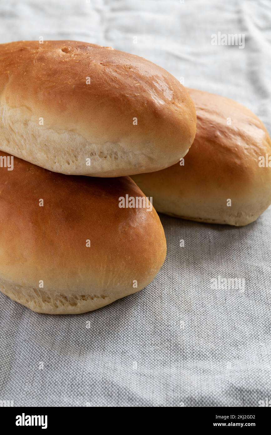 Homemade bread for hot dogs Stock Photo - Alamy