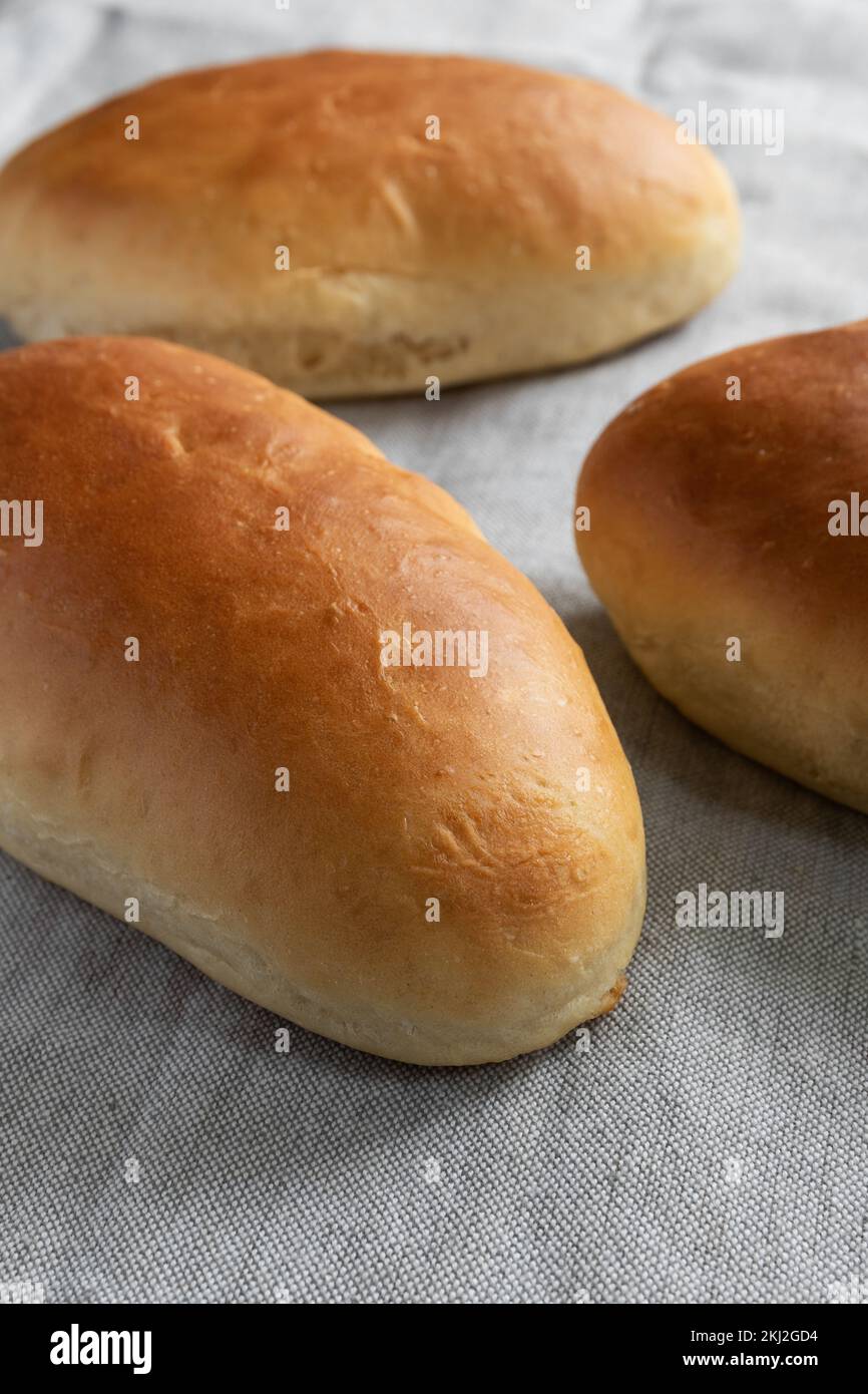 Homemade bread for hot dogs Stock Photo - Alamy
