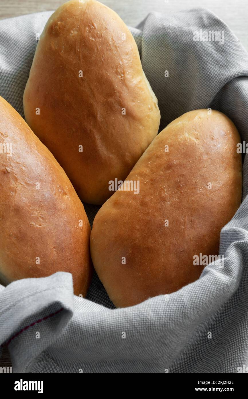 Homemade bread for hot dogs Stock Photo - Alamy