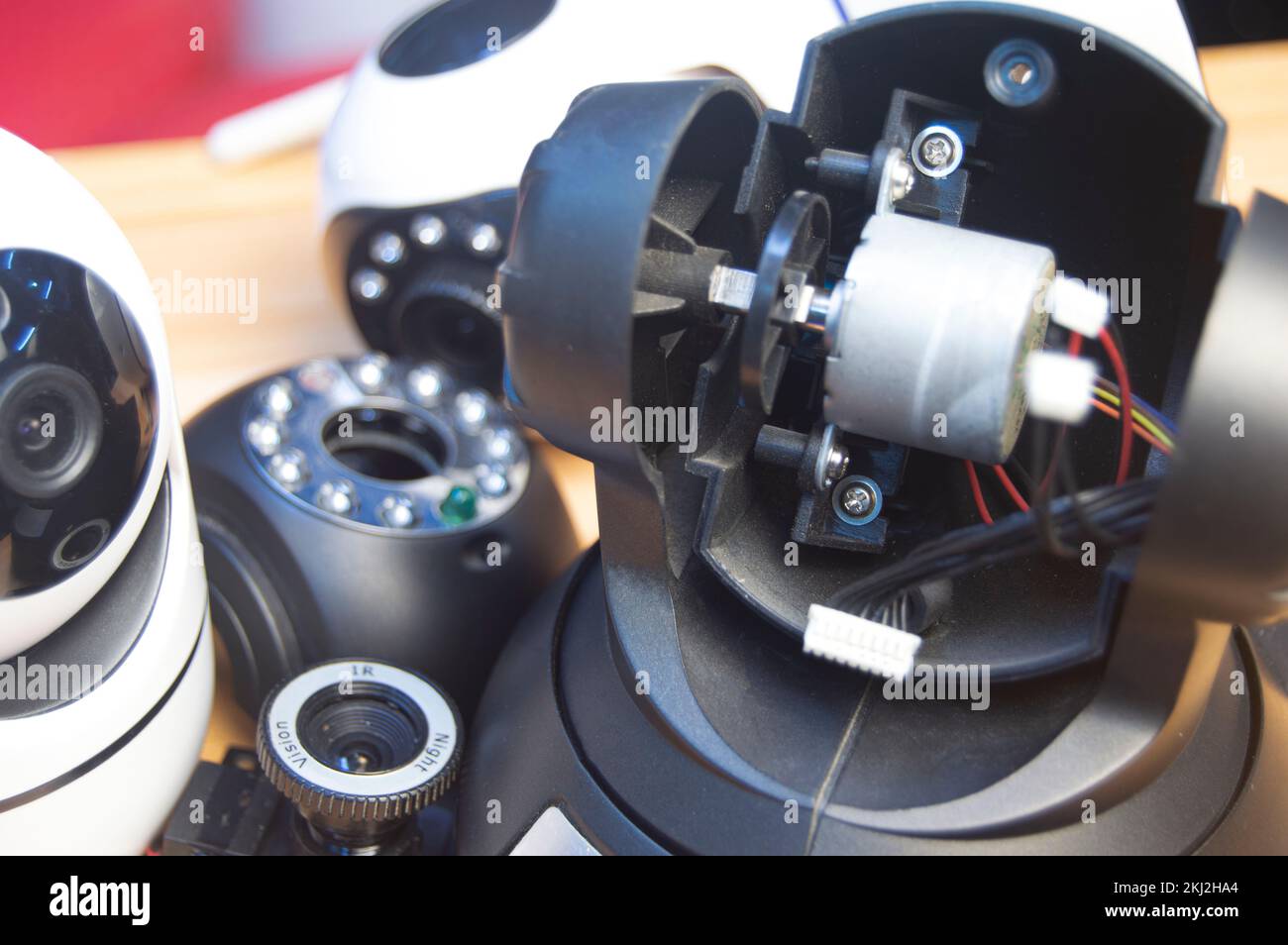 Remove the ip camera to repair cctv Stock Photo - Alamy