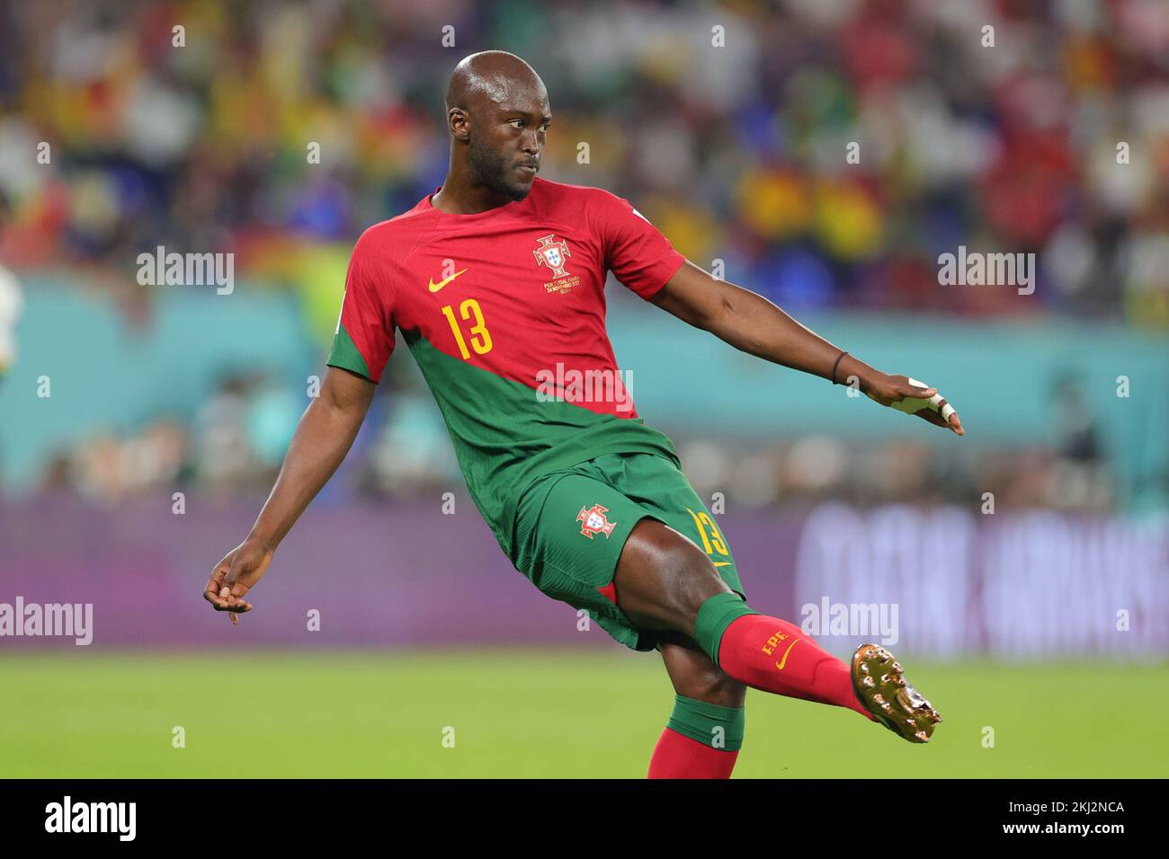 Doha, Qatar. 24th Nov, 2022. Danilo Pereira of Portugal passes the ball ...