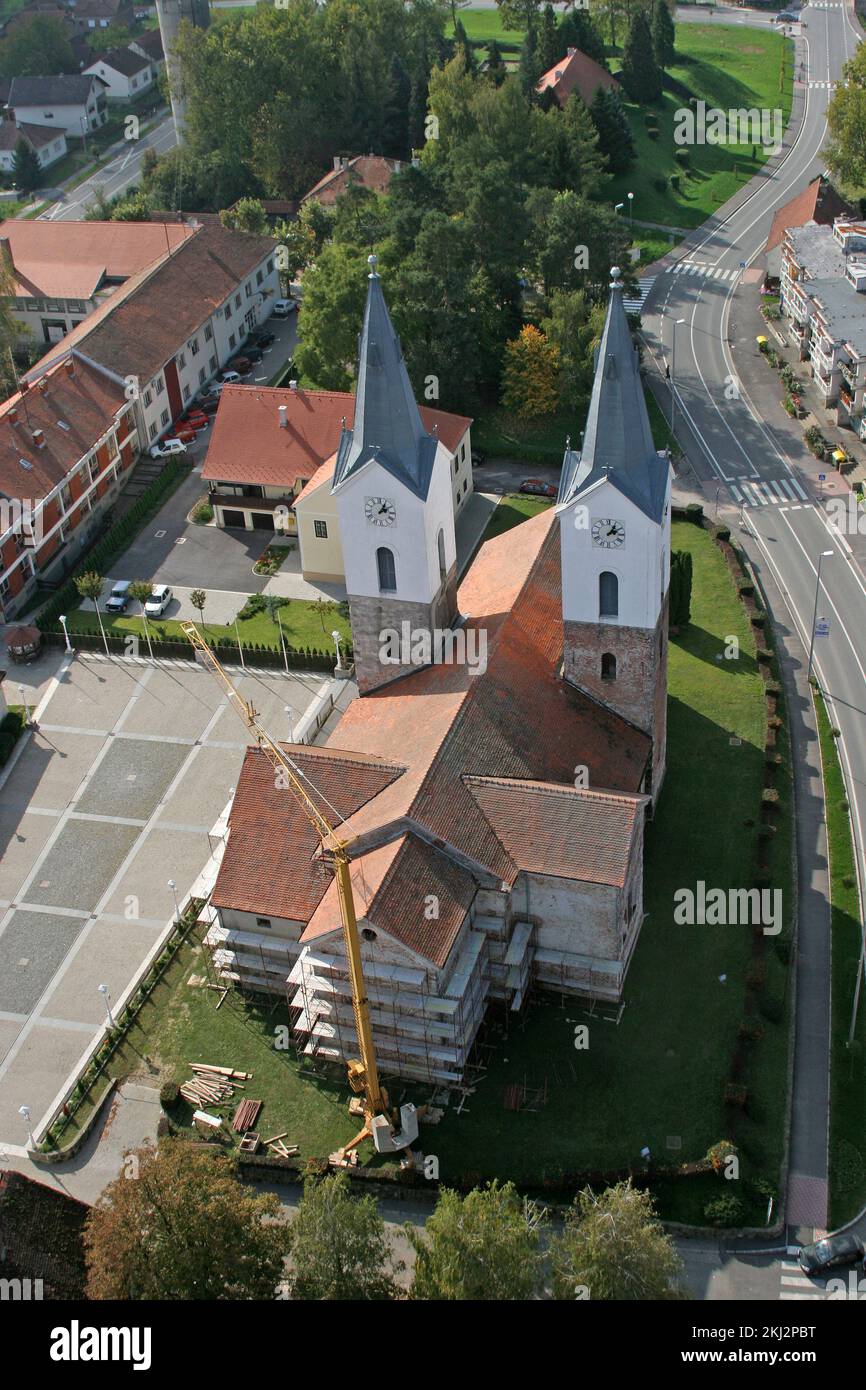 Parish Church of St. Mary Magdalene in Cazma, Croatia Stock Photo - Alamy