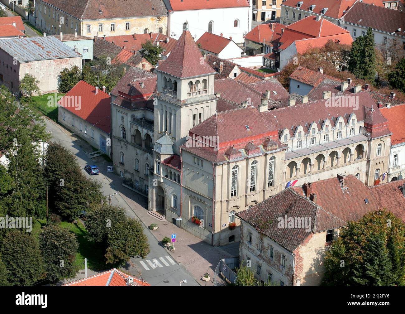 Croatian national hall building, Krizevci, Croatia Stock Photo - Alamy