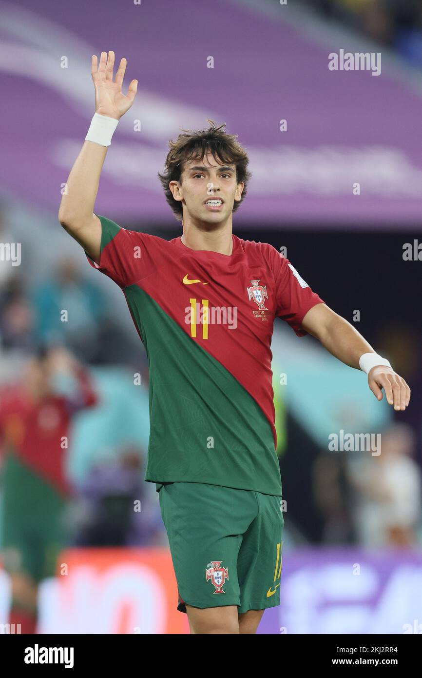 Portuguese Joao Felix pictured during a soccer game between Portugal ...