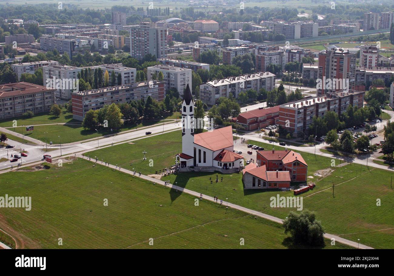 Parish Church of the Sacred Heart of Jesus in Karlovac, Croatia Stock ...