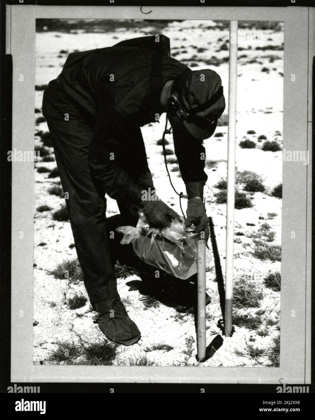Project 19 - Operation Sandstone (Enewatak) Test Activities. Man with ...