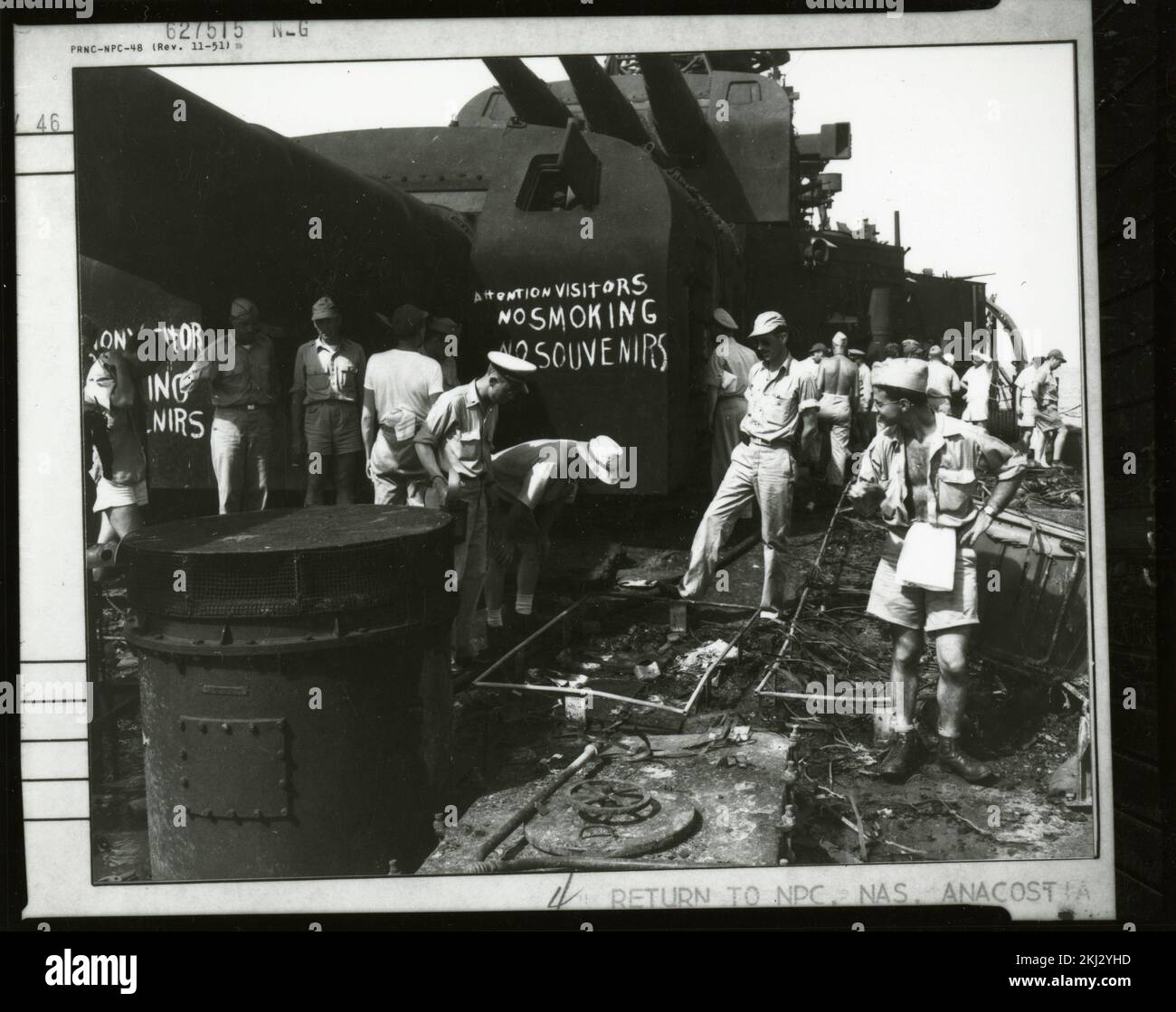 Project 18 - Operation Crossroads (Bikini) Test Activities. Damage to ...