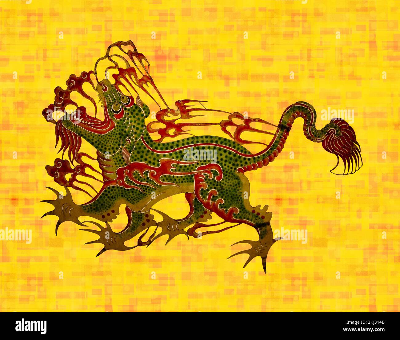 Captain Cadabra - Lion - Shadow Puppet from Shaanxi Province Stock ...