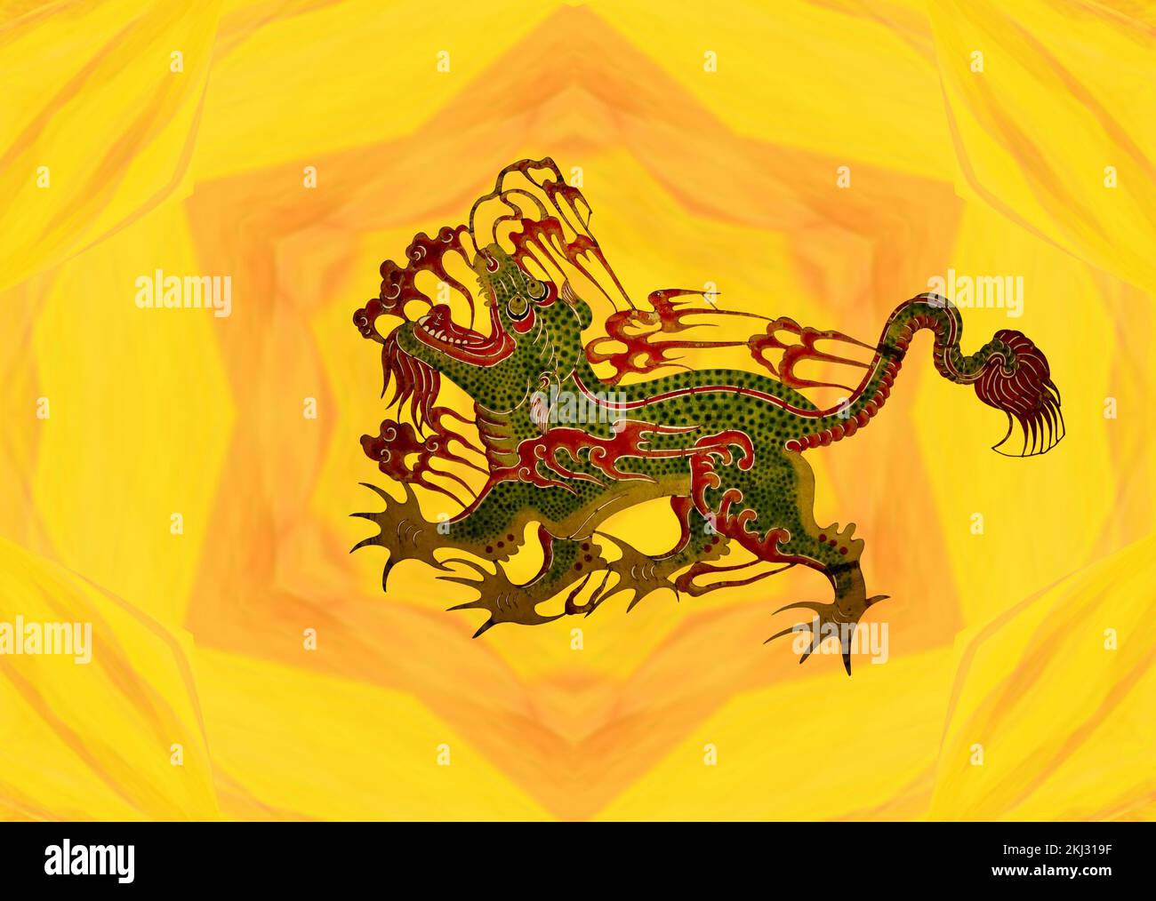 Captain Cadabra - Lion - Shadow Puppet from Shaanxi Province Stock ...