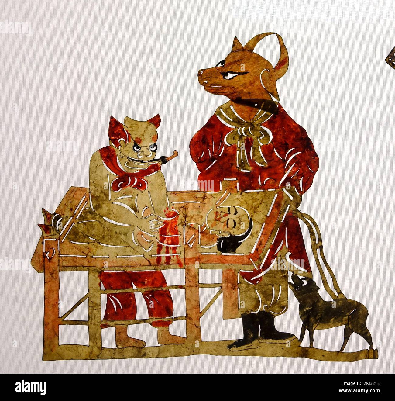 Mulian descends hi-res stock photography and images - Alamy