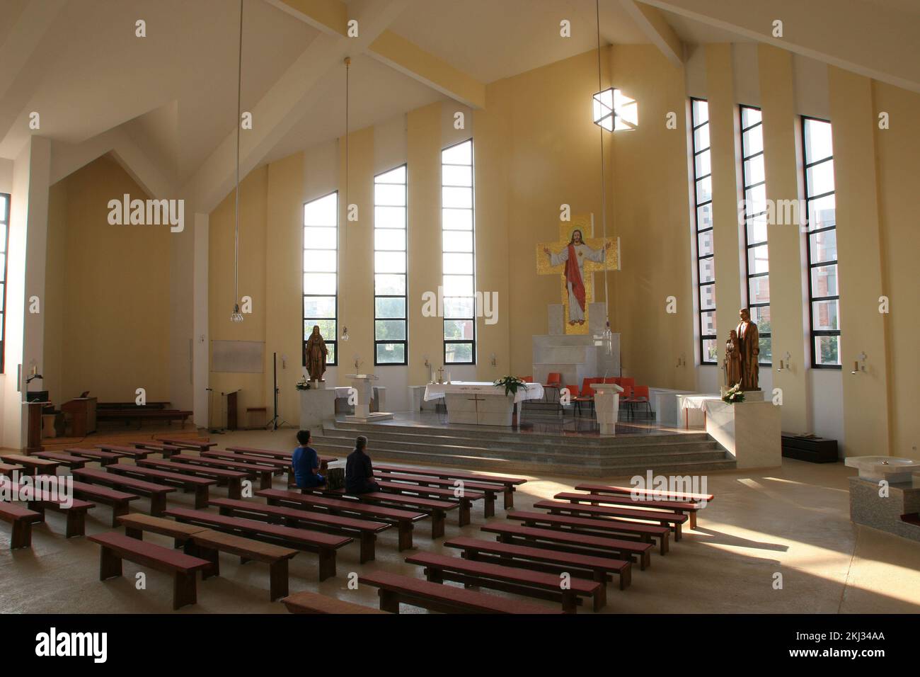 Parish Church of the Sacred Heart of Jesus in Karlovac, Croatia Stock ...