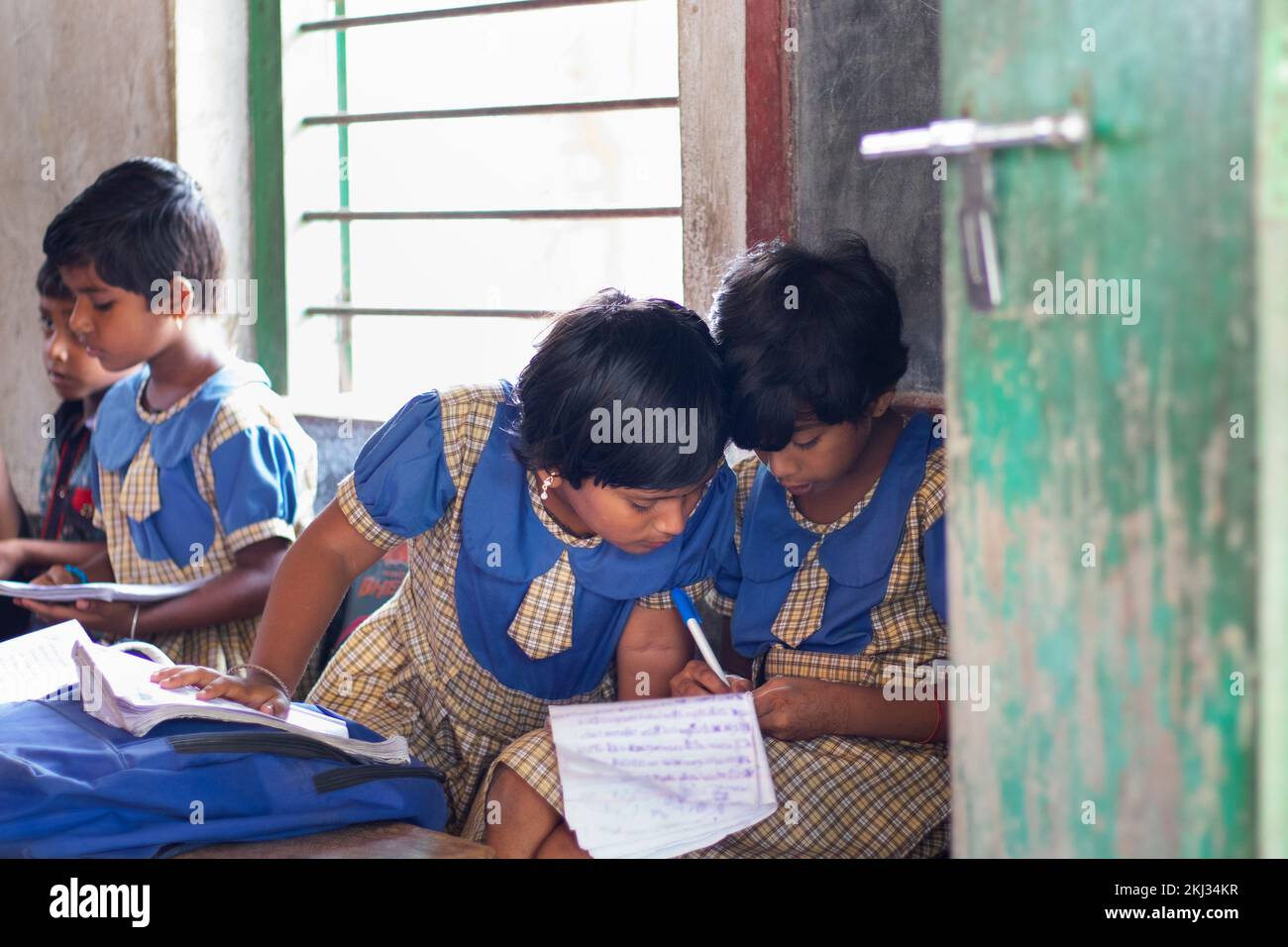 school Students studying in classroom Stock Photo - Alamy