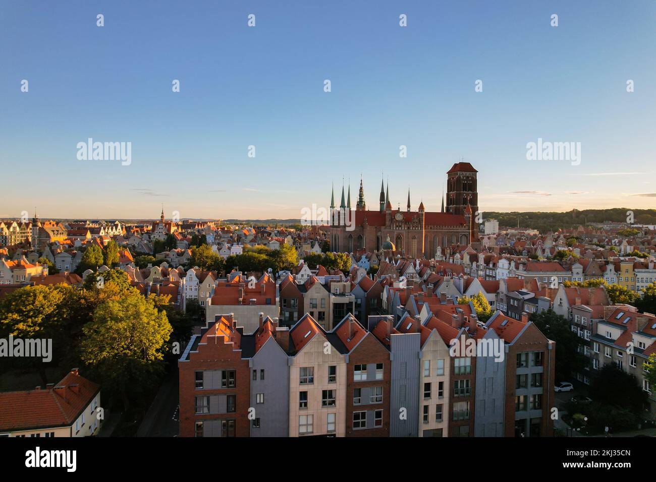 Gdansk poland bird eye view hi-res stock photography and images - Alamy