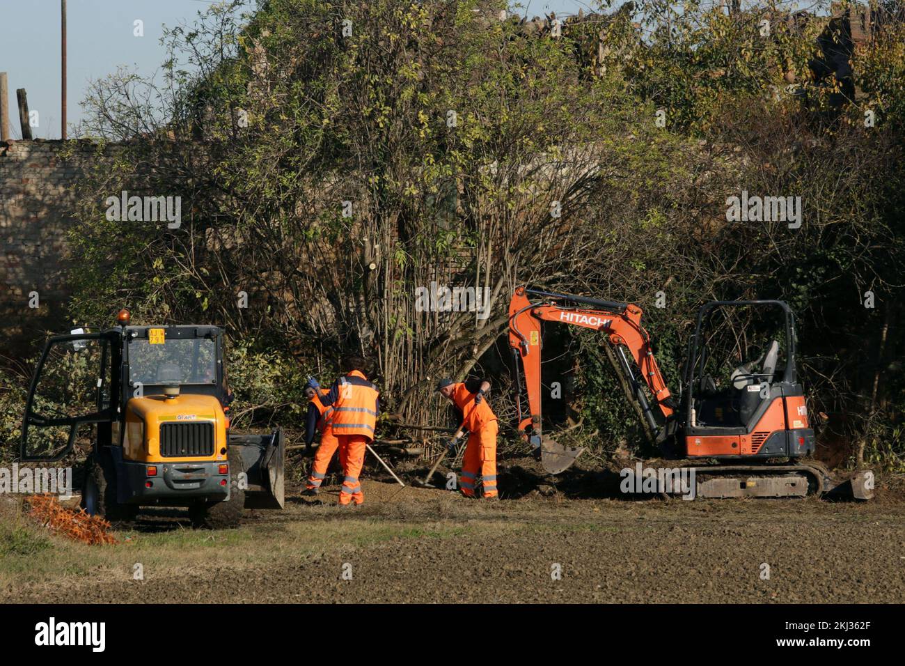 You dig into an abandoned cottage to recover the body presumably of ...