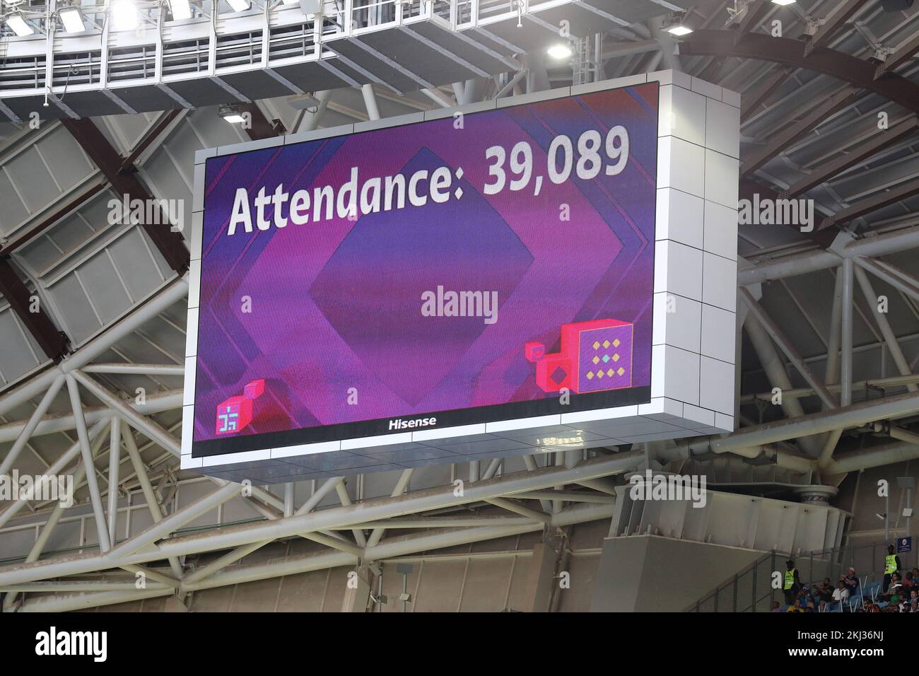 24th November 2022; Al Janoub Stadium, Al Wakrah, Qatar; FIFA World Cup Football, Switzerland ...