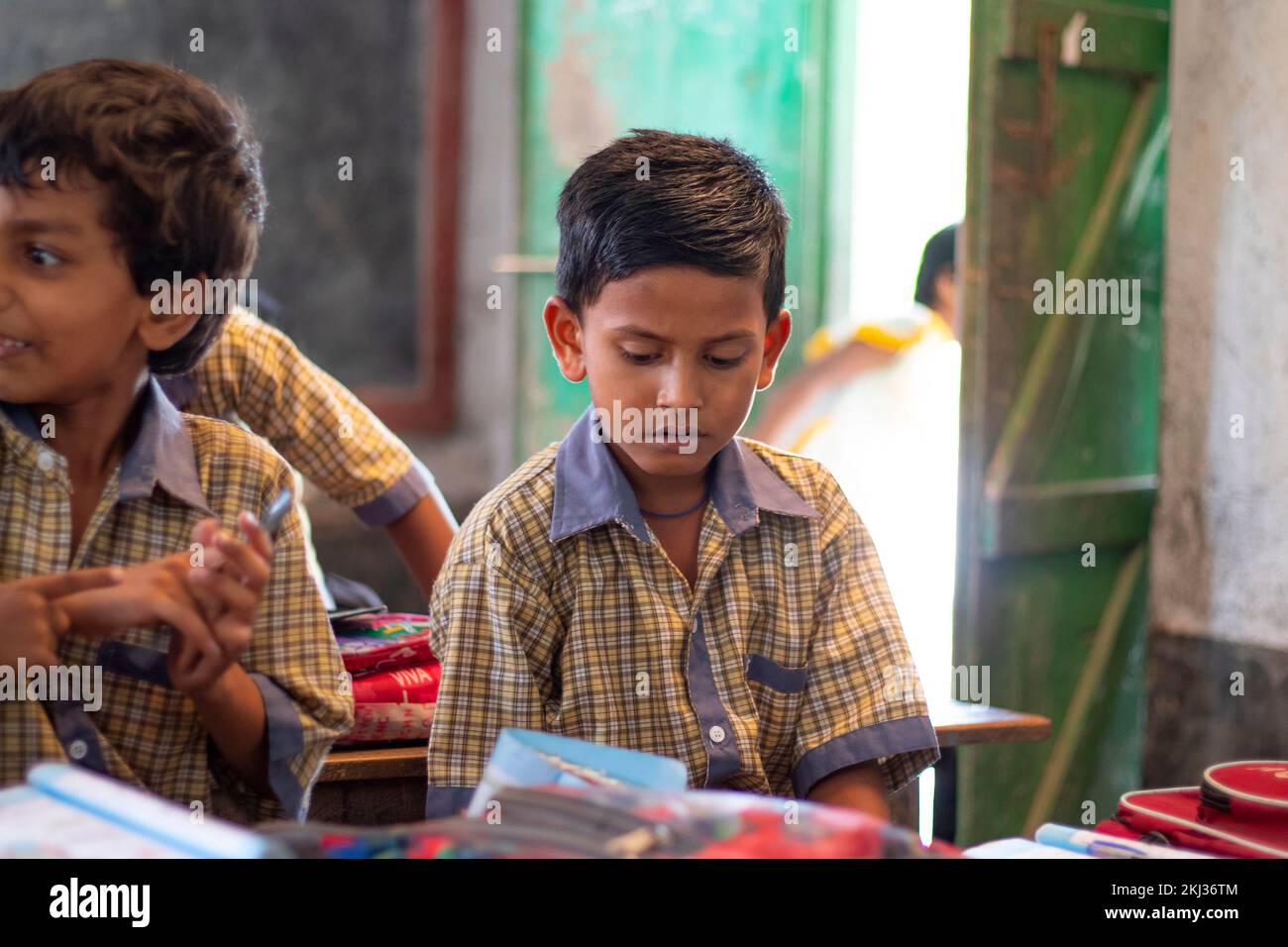 Indian primary school students hi-res stock photography and images - Alamy