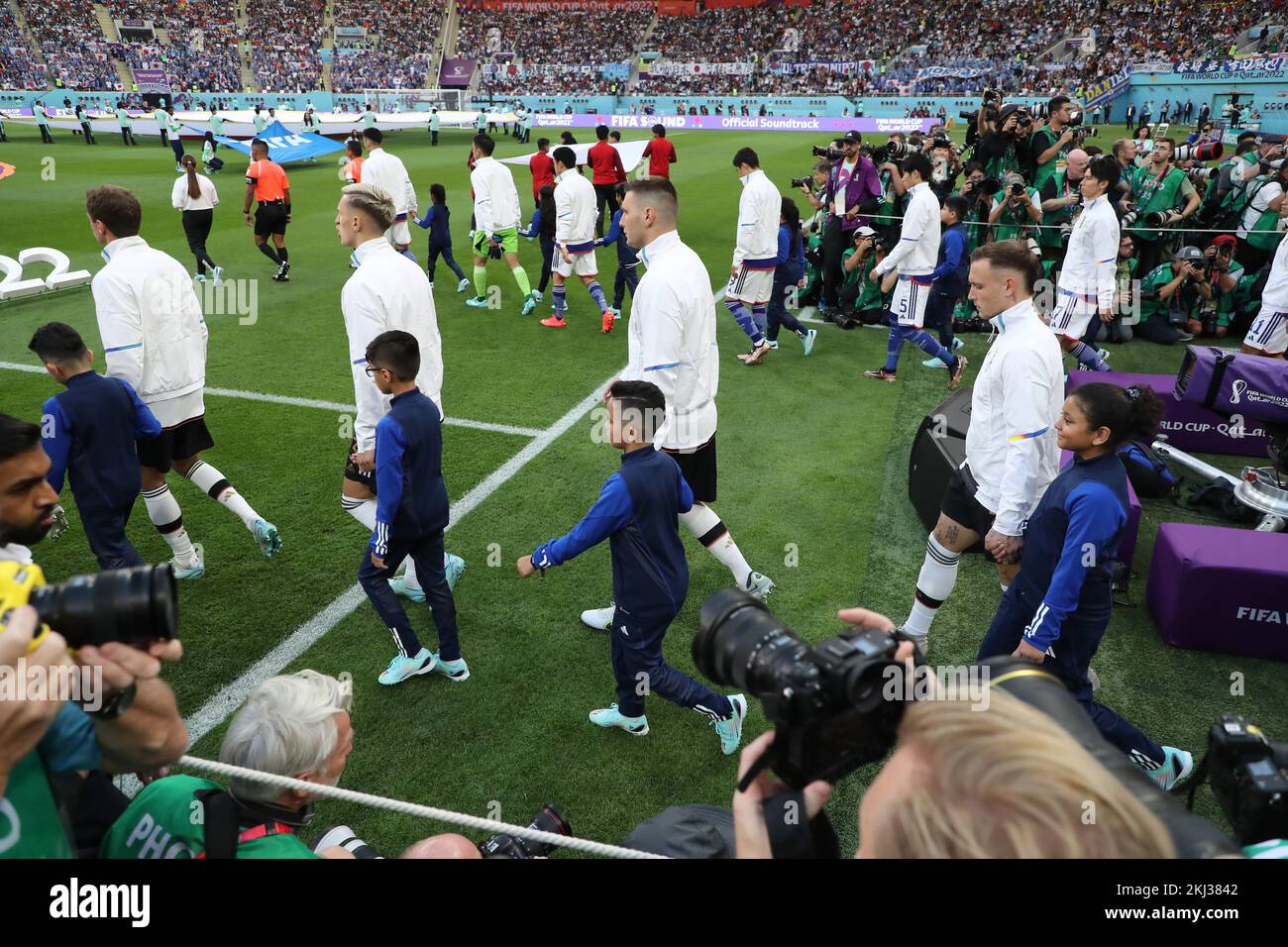 23rd November 2022; Khalifa International Stadium, Al Rayyan, Qatar ...