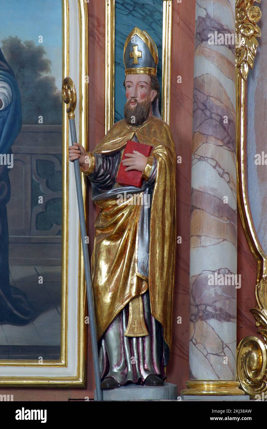 Saint Nicholas, the altar of Saint Blaise in the Chapel of Our Lady of ...