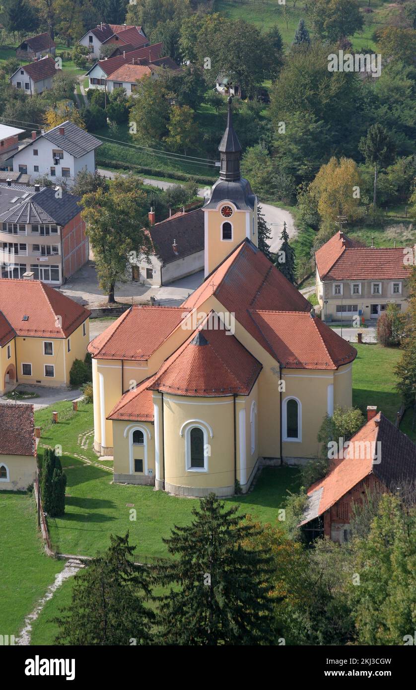 Parish Church of Saint Mary Magdalene in Ivanec, Croatia Stock Photo ...