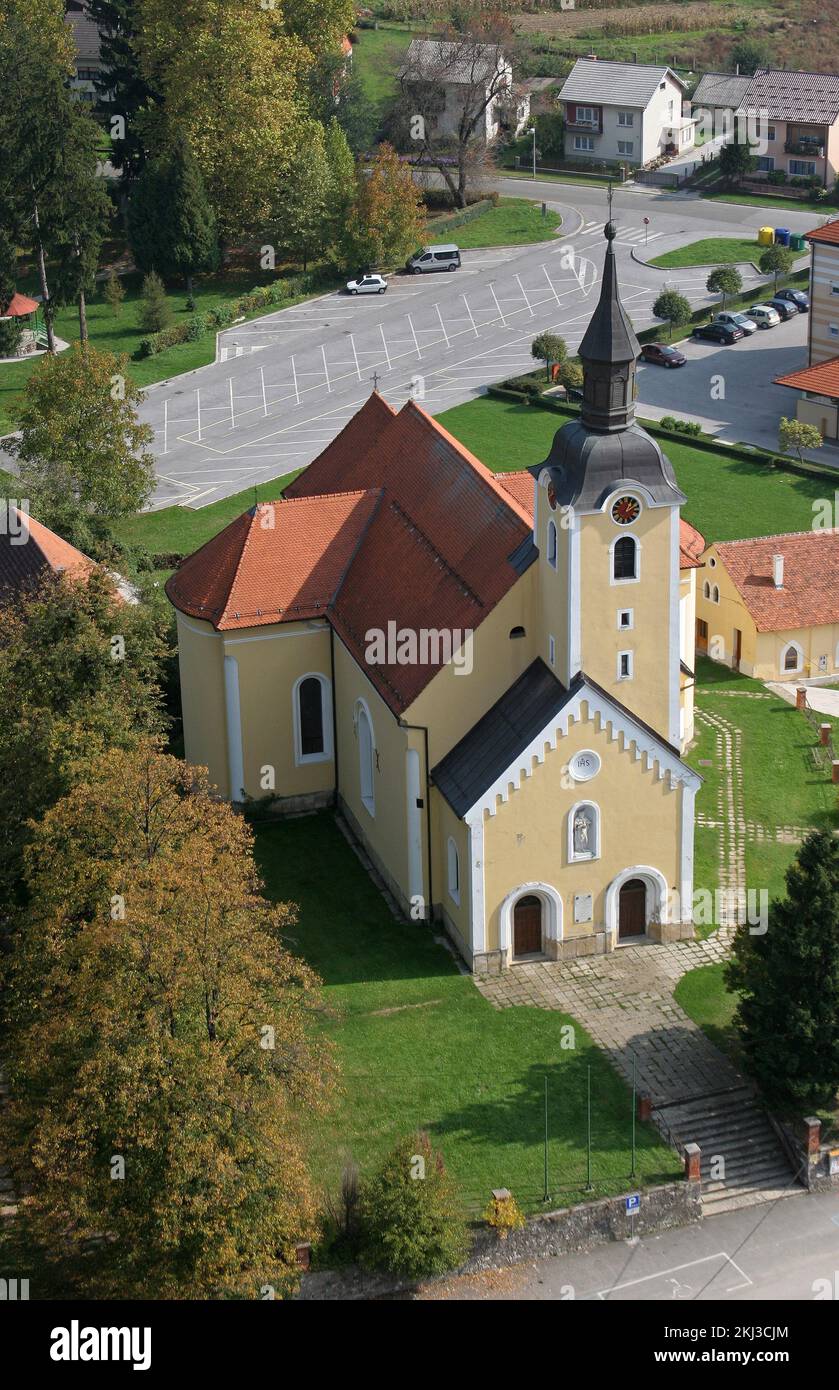 Parish Church of Saint Mary Magdalene in Ivanec, Croatia Stock Photo ...