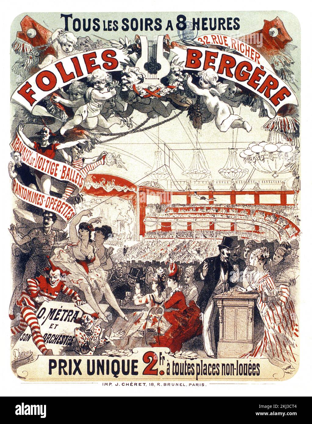 Every evening at 8 a.m., Folies-Bergère, 32, rue Richer. Works of ...