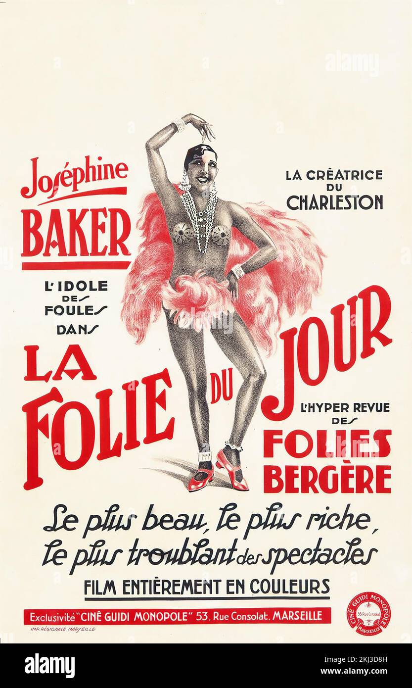 Josephine baker, la folie du jour hi-res stock photography and images ...
