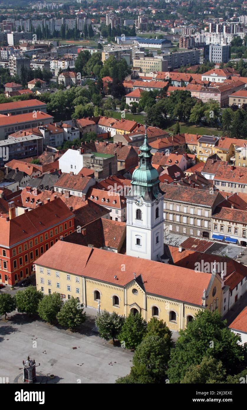 Parish Church of the Holy Trinity in Karlovac, Croatia Stock Photo - Alamy