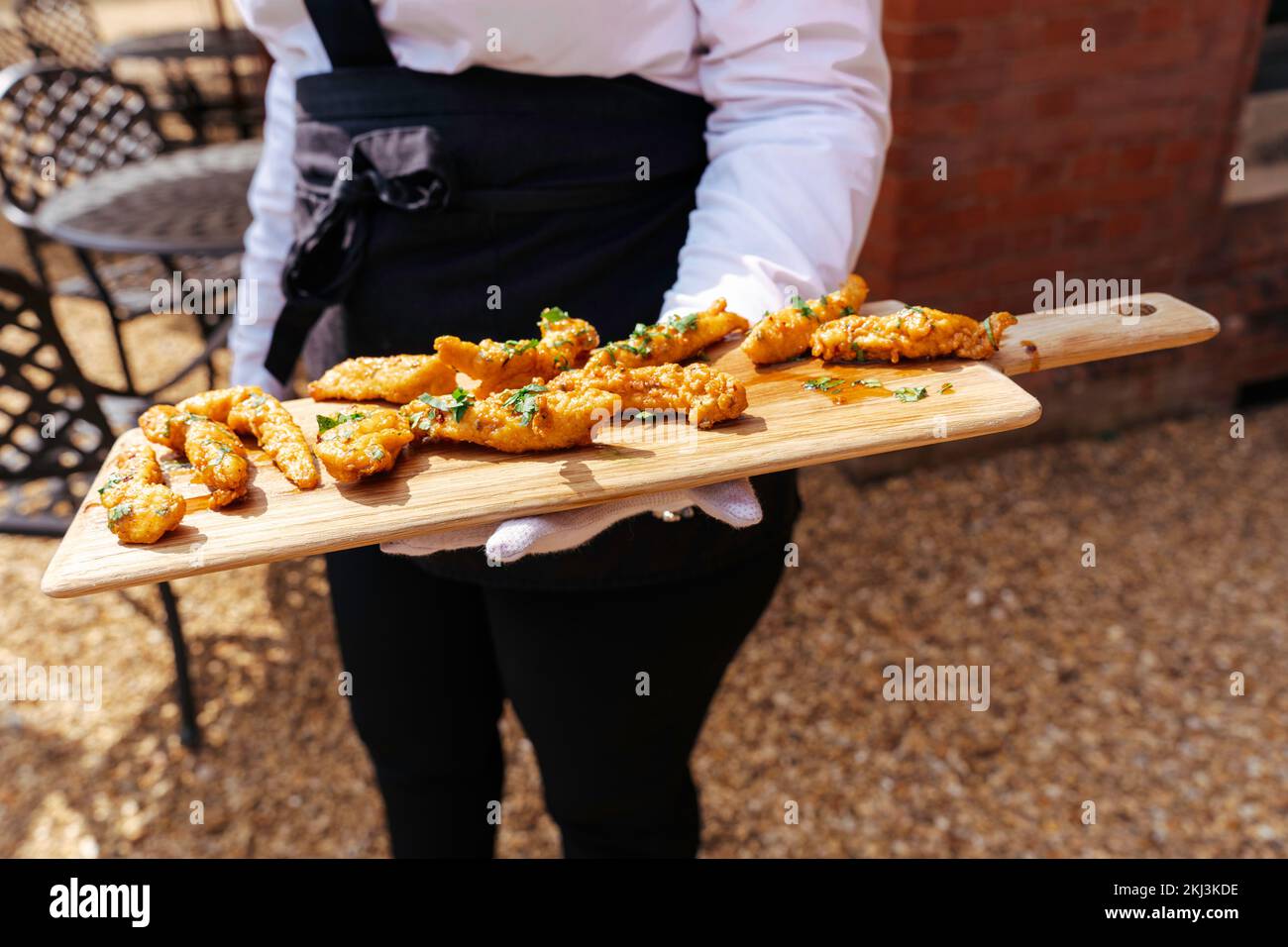 Wedding reception event party catering with appetisers and canapés ...