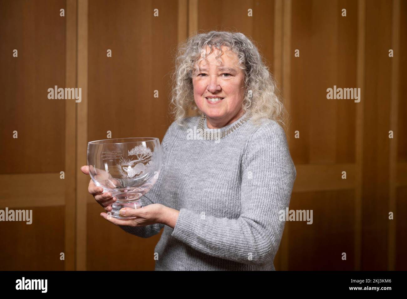 EDITORIAL USE ONLY Gill Lee, the Westminster Office Manager for the ...