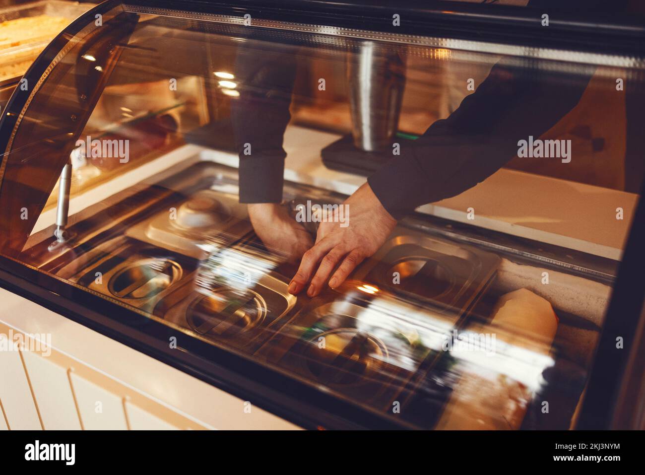 Waffle shop display hi-res stock photography and images - Alamy