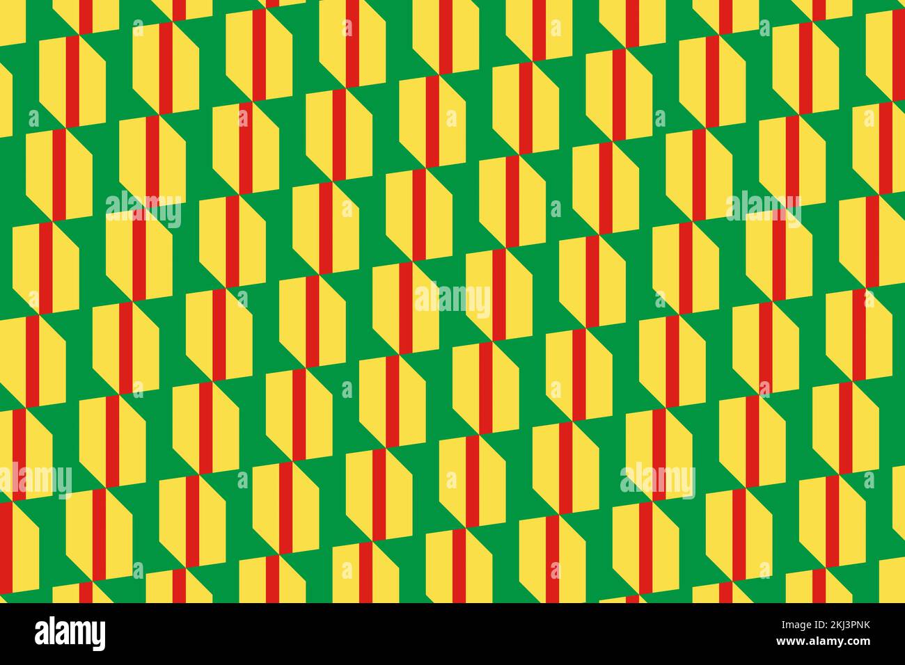 Geometric pattern in the colors of the national flag of Republic of the ...