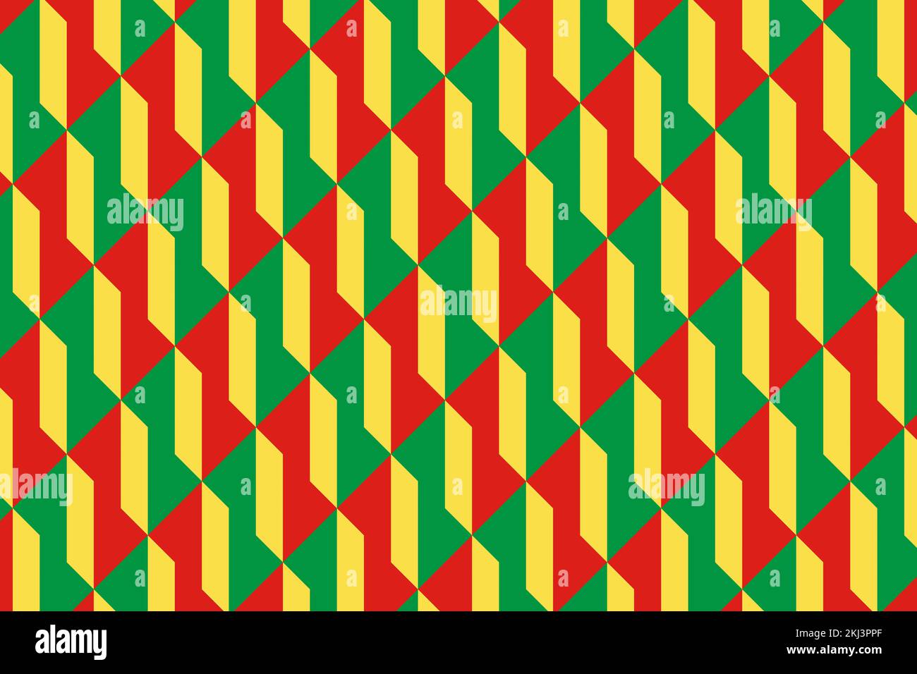 Geometric pattern in the colors of the national flag of Republic of the ...