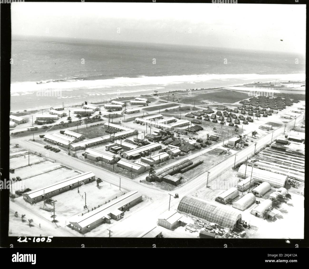 Project 22 - Operation Castle (Bikini/Enewetak) Test Activities. Aerial ...