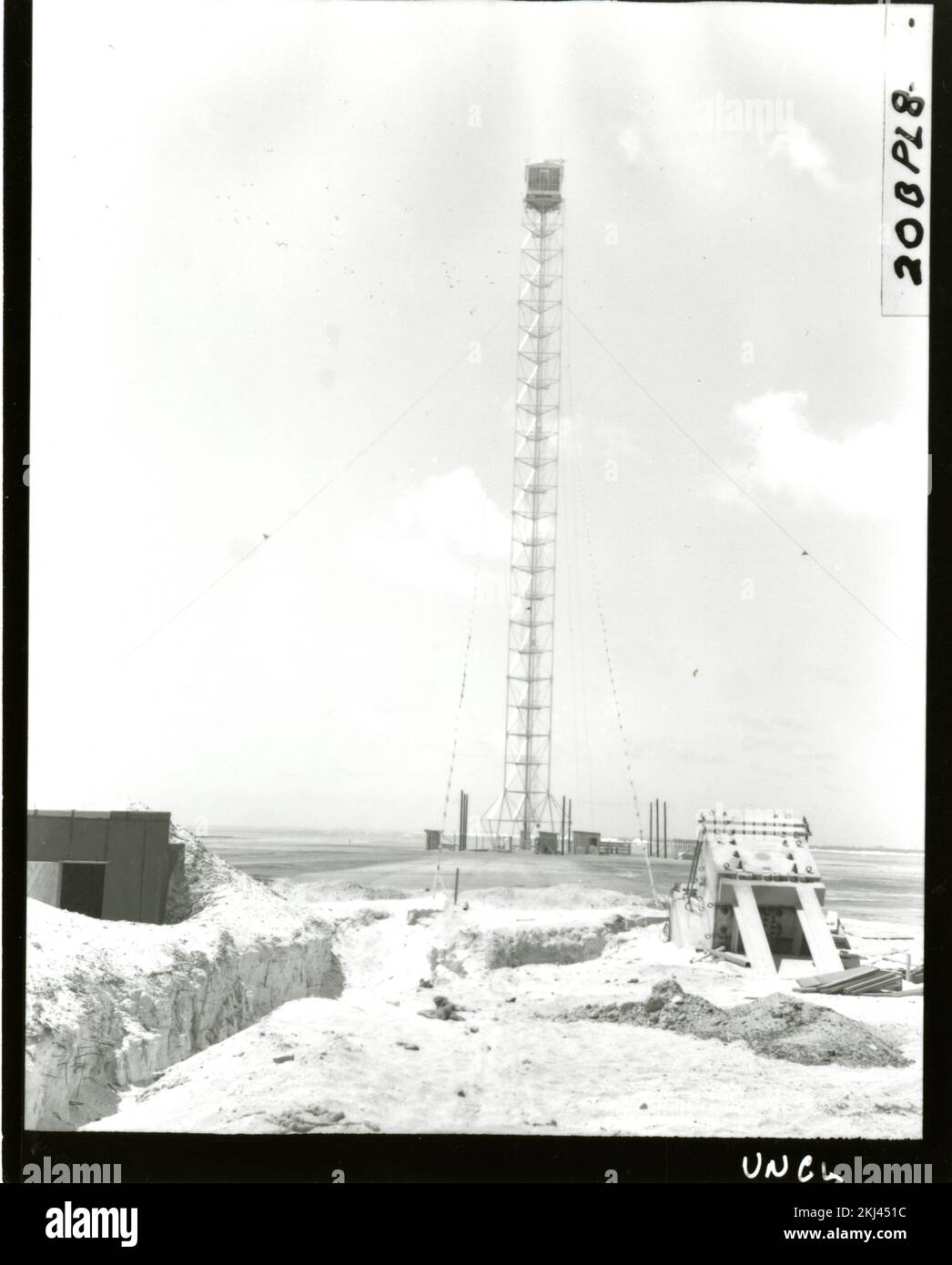 Project 20 - Operation Greenhouse (Enewetak) Test Activities. Dog Tower ...