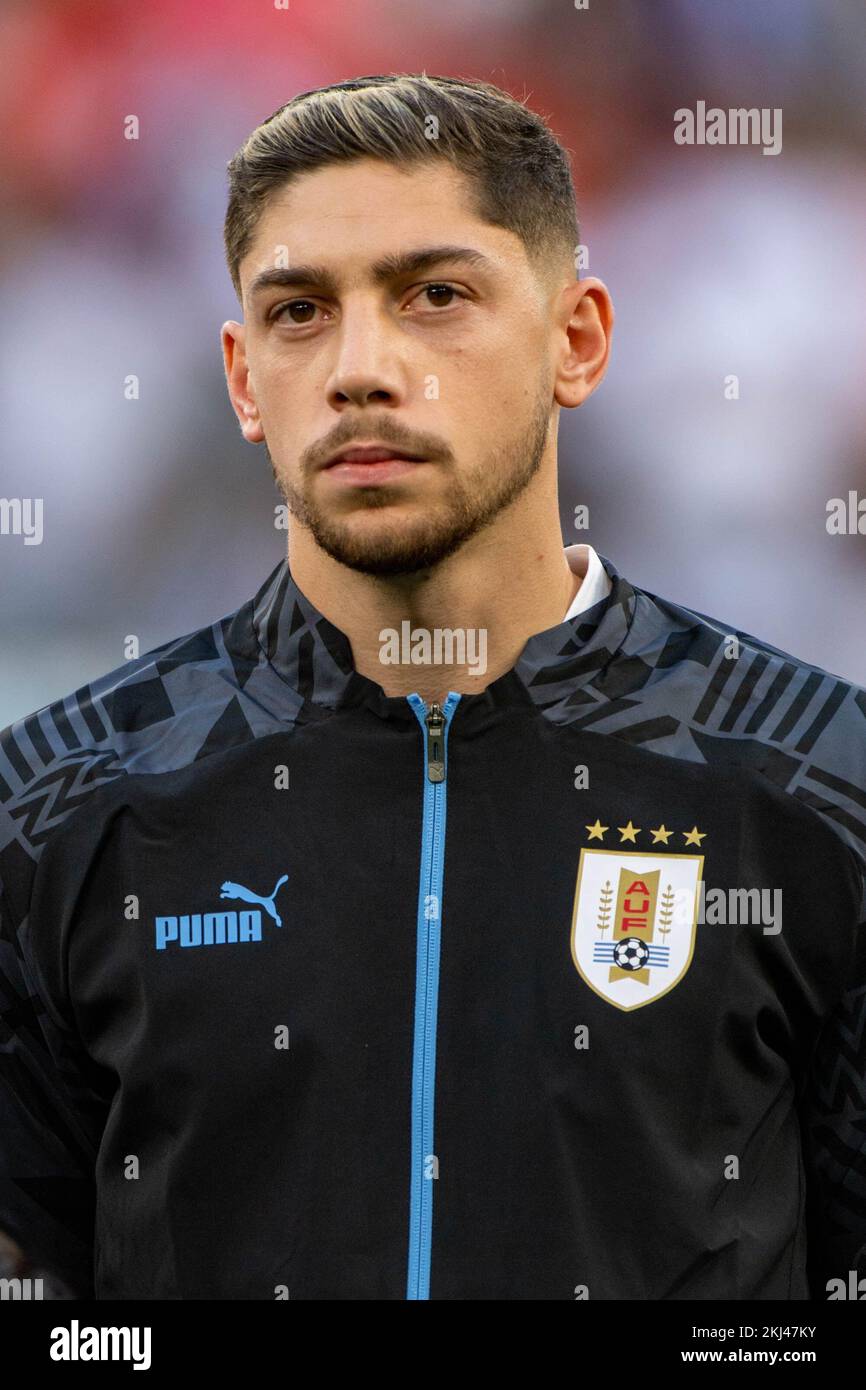 Federico Valverde of Uruguay during the FIFA World Cup Qatar 2022 Group ...