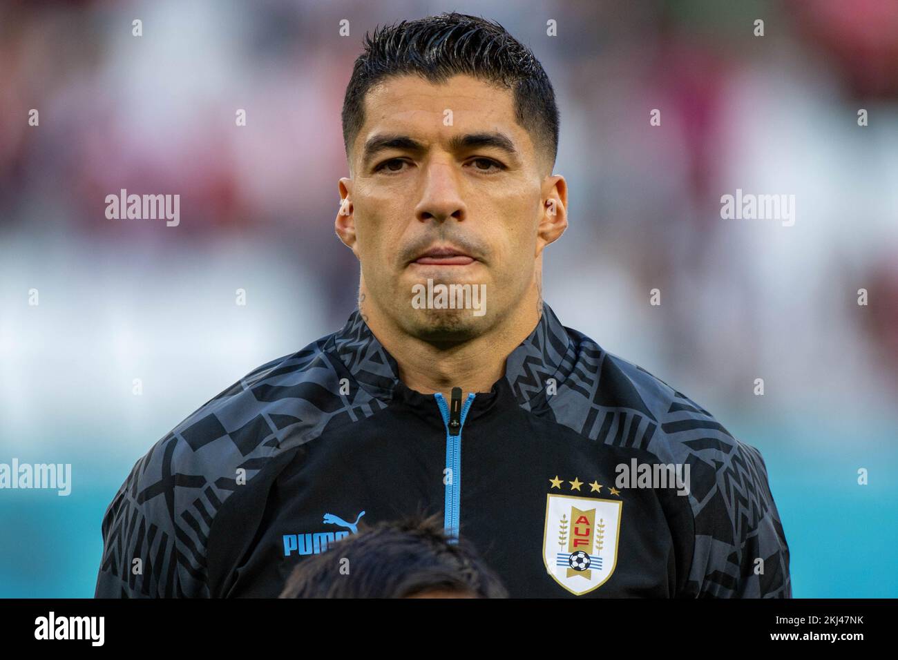 Luis Suarez of Uruguay during the FIFA World Cup Qatar 2022 Group H ...