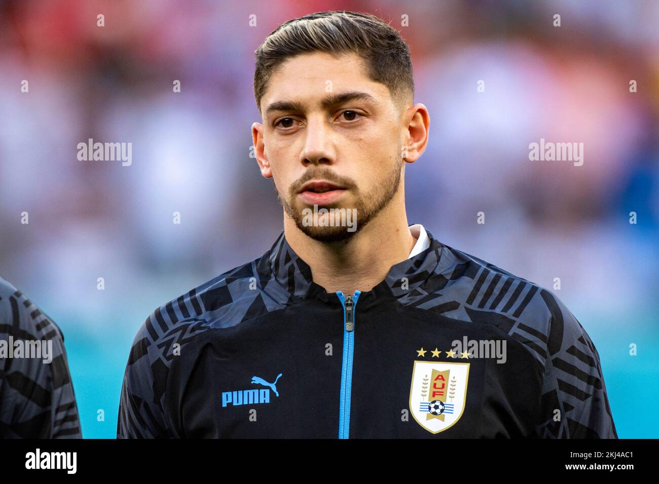 Federico Valverde of Uruguay during the FIFA World Cup Qatar 2022 Group ...