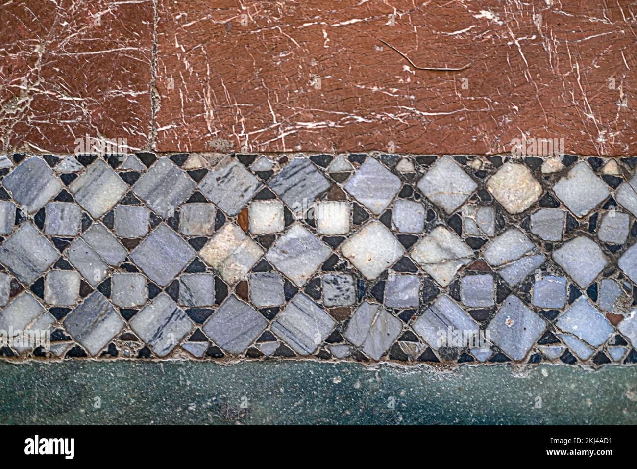 Byzantine mosaics on the floor of St. Nicholas Church Demre, Turkey ...